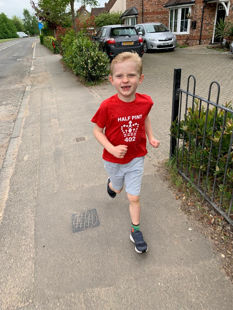 This super seven-year-old is running a marathon to raise money for ...