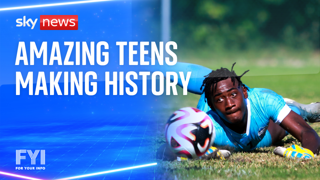 OMG! Amazing teens making history (00:54) - First News Live!
