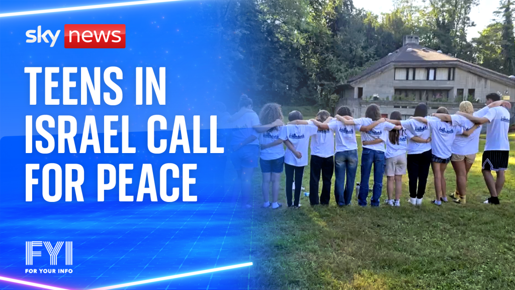 Teens in Israel call for peace (02:31) - First News Live!