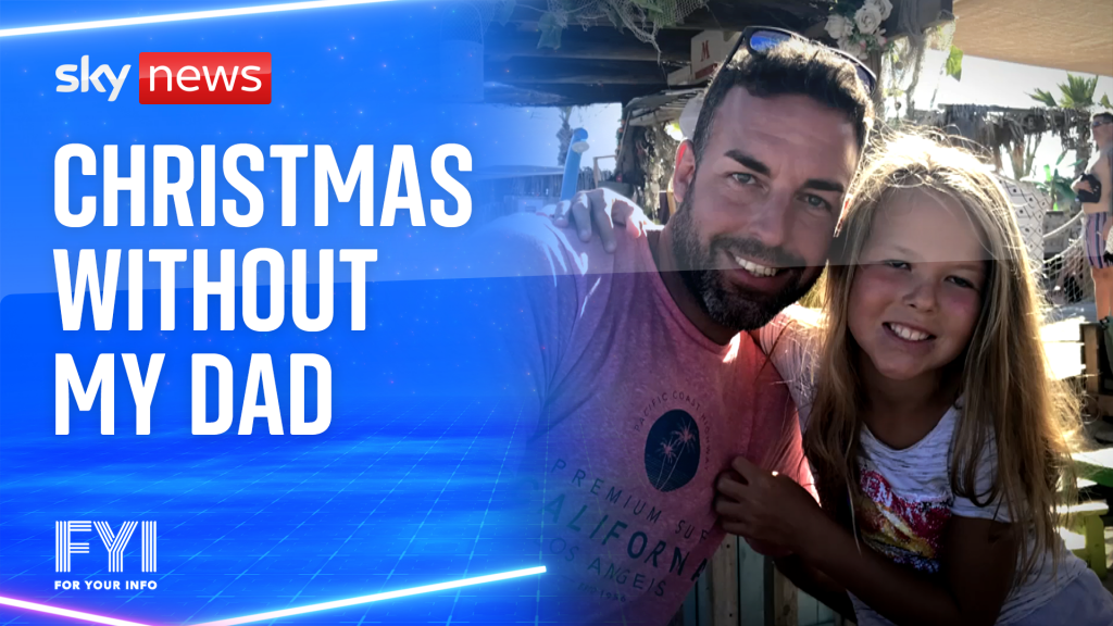 Christmas without my dad (04:01) - First News Live!