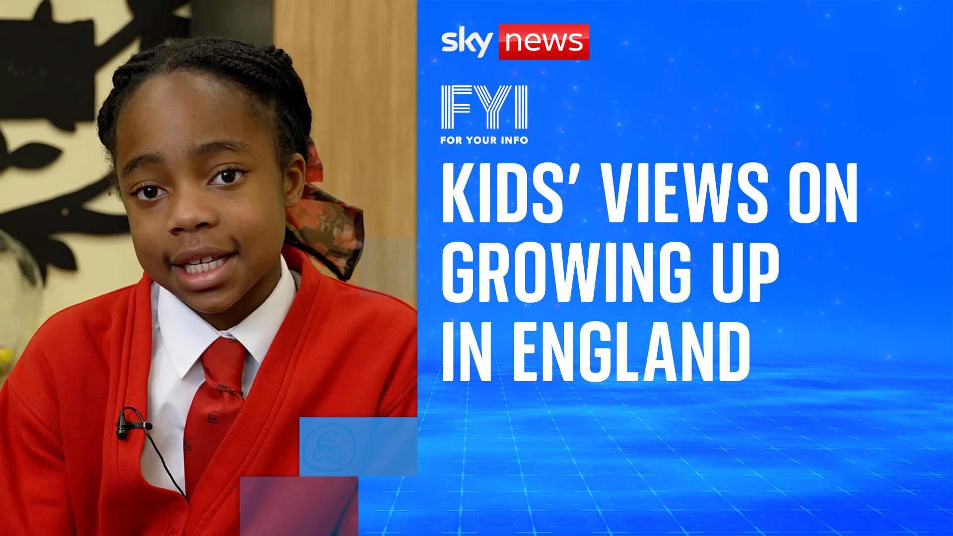 Kids' views on growing up in England (03:11) - First News Live!