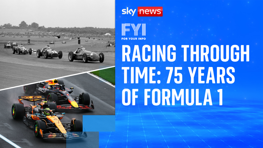 OMG! Racing through time: 75 years of F1 (01:24) - First News Live!