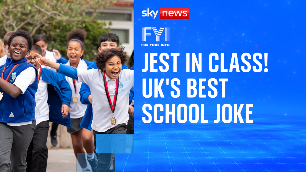 Jest in class! UK’s best school joke (00:43) - First News Live!